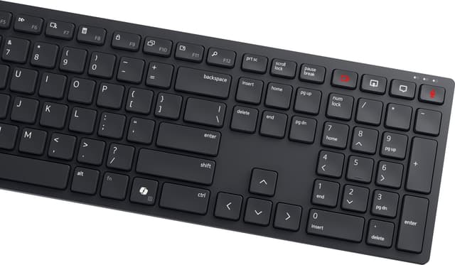სადენიანი კლავიატურა Dell Pro Silent Wired Collaboration Keyboard ...